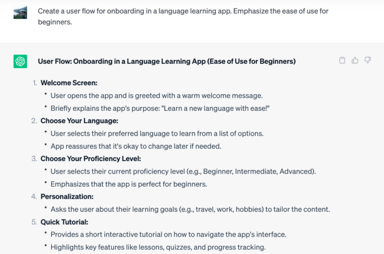 ChatGPT for UI Design: The Best ChatGPT UI Prompts
